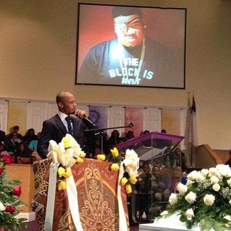 T.I. Remembers Doe B at Funeral Service