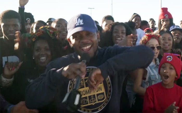 Kendrick Lamar Reps Compton in Grammy Promo