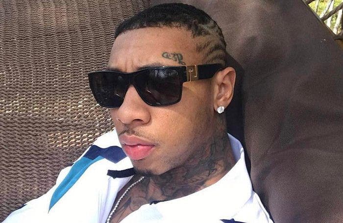 Tyga Debuts Tiger Stripes Haircut