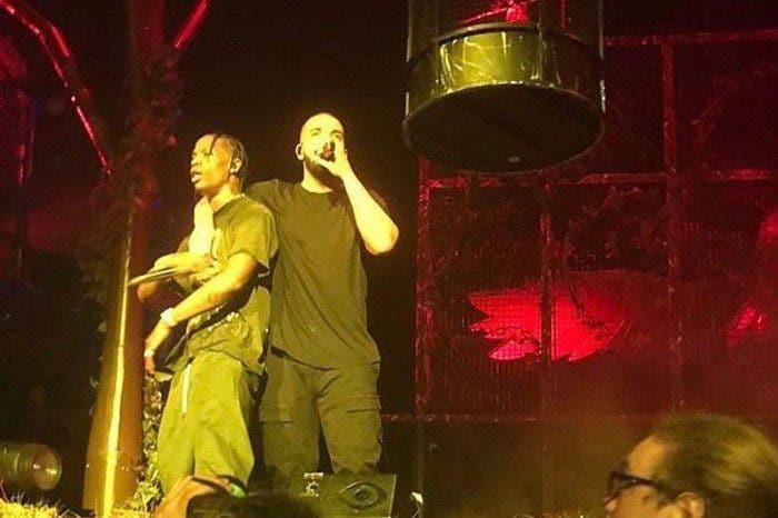 Drake & Travis Scott Perform 'Portland' in Portland
