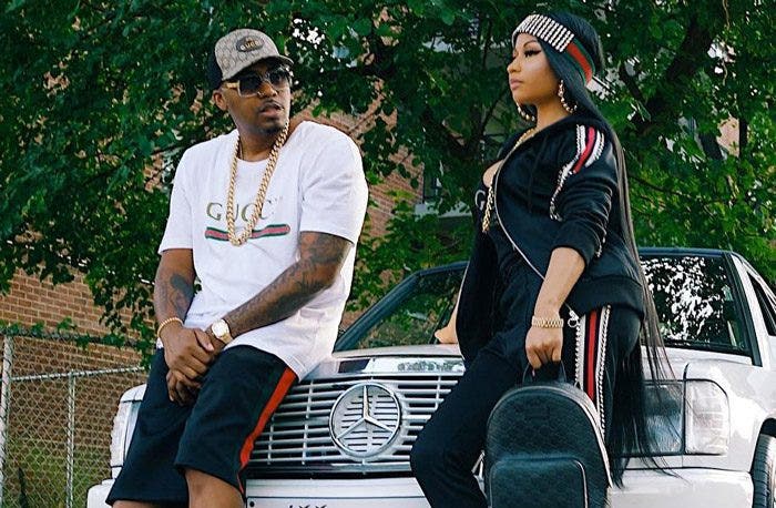 Nicki Minaj & Nas Couple Up in '80s-Themed Shoot