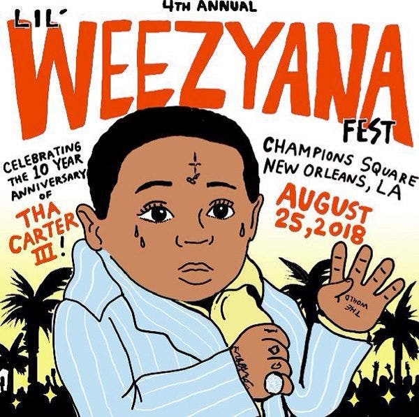 Lil Wayne Announces 4th Annual Lil Weezyana Fest