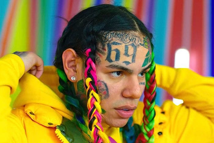 6ix9ine Breaks Wrist in Freak Accident