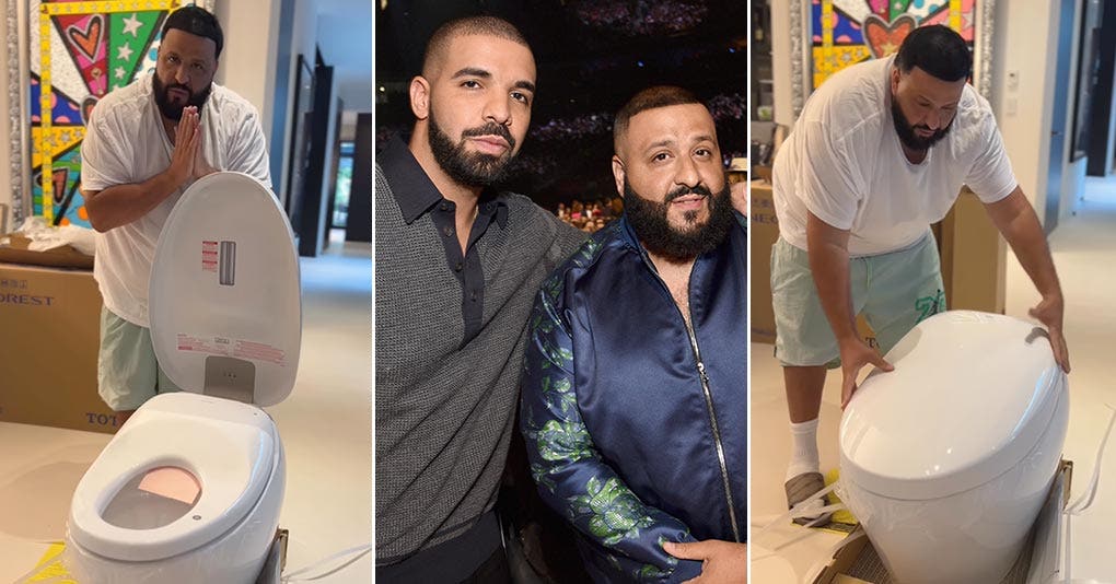 Drake Gifts DJ Khaled with Toilets - Rap-Up